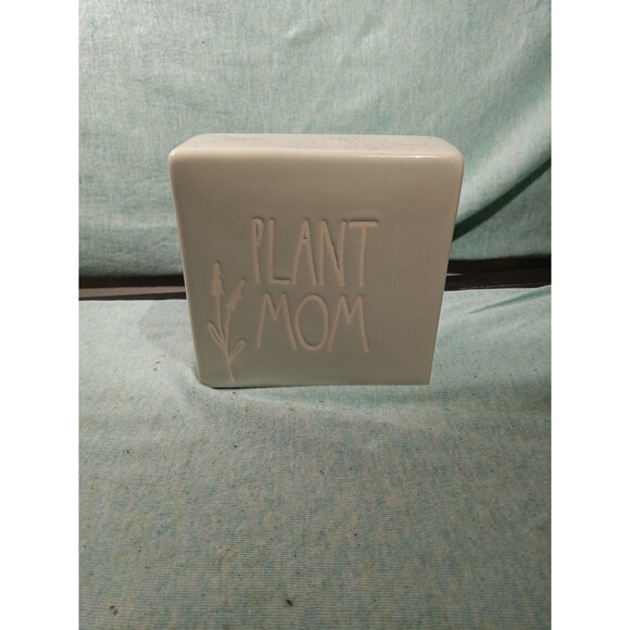 Rae Dunn | Accents | Rae Dunn Ceramic Plant Mom Block | Poshmark